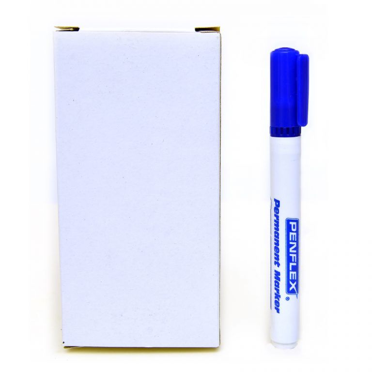 Penflex PM 13 Permanent Markers Bullet Tip Box-10 Blue | Shop Today ...