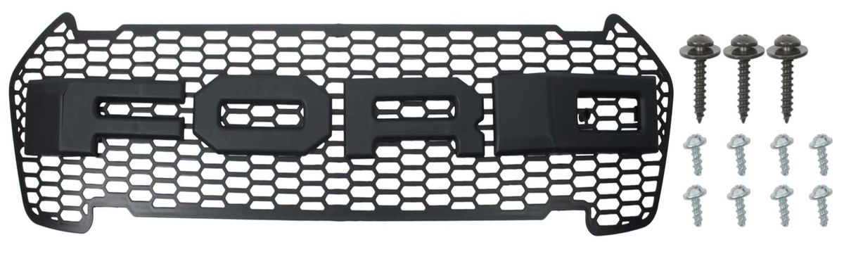Grille with Bold Black FORD Letters for Ford Ranger 2015 and Newer ...