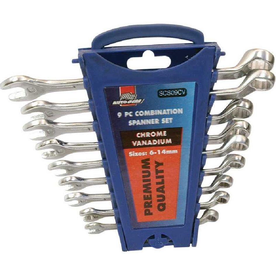 AutoGear - 9 Pc Offset Combination Spanner Set | Shop Today. Get it ...