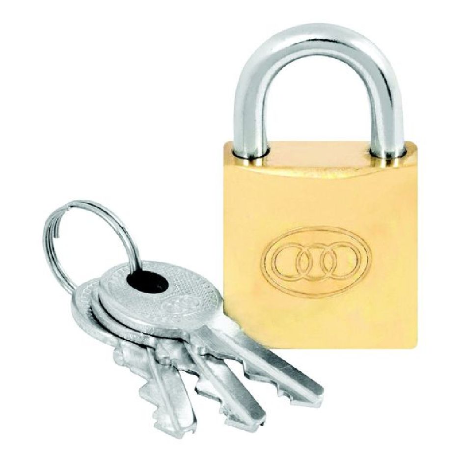 Tri Circle Solid Brass Standard Padlock - 25mm (5 Pack) | Shop Today. Get it Tomorrow ...