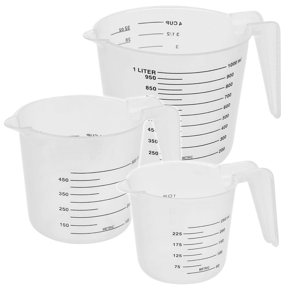 Multi Function Plastic Measuring Cups Set - 3 Piece | Shop Today. Get ...