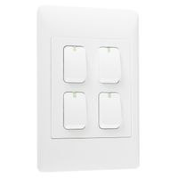 4 Lever 2 Way Light Switch for 2 X 4 Electrical Box | Buy Online in ...