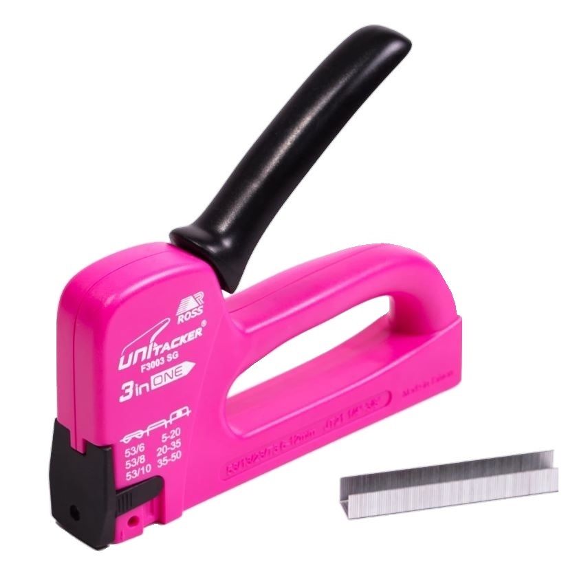 Ross Unitacker Staple Gun (3 in 1) - Pink | Shop Today. Get it Tomorrow ...