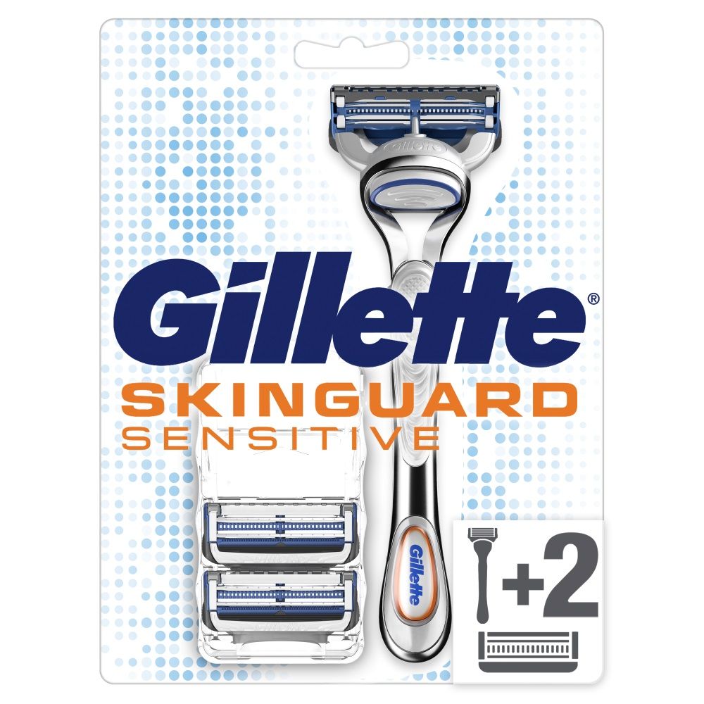 Gillette SkinGuard Handle + 2 Razor Blades | Buy Online in South Africa ...
