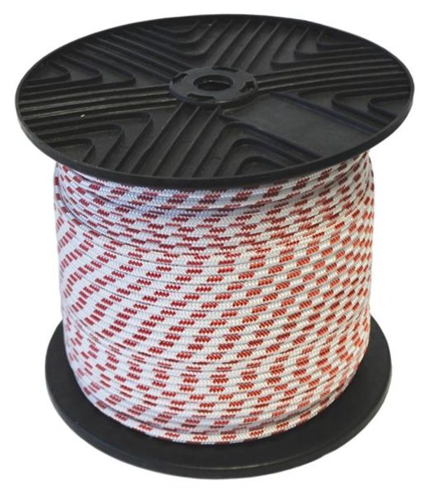 Double Braided Rope 6mmx200m White Red | Shop Today. Get it Tomorrow ...