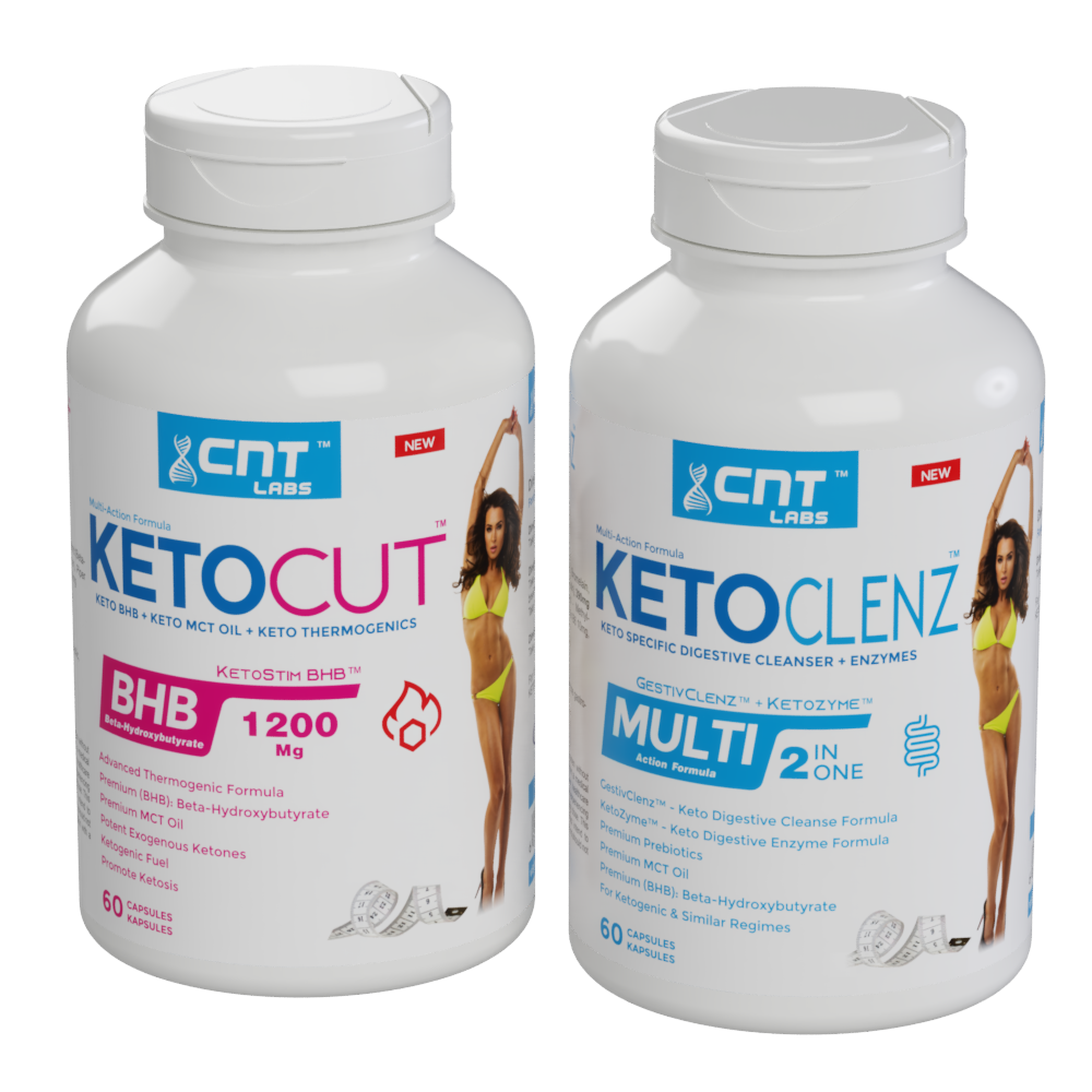 Keto Cut 60's + Keto Clenz 60's Value Pack CNT LABS | Shop Today. Get ...