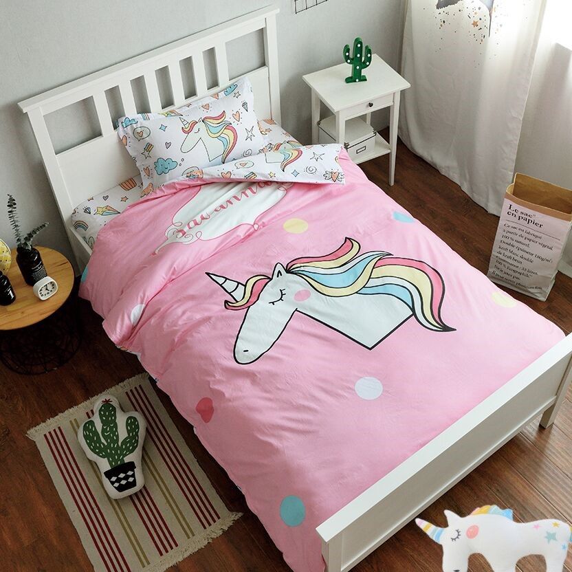 Linen Boutique Stylish Kids Duvet Cover 3pc Set Unicorn Shop Linen Boutique Stylish Kids Duvet Cover 3pc Set Unicorn Shop