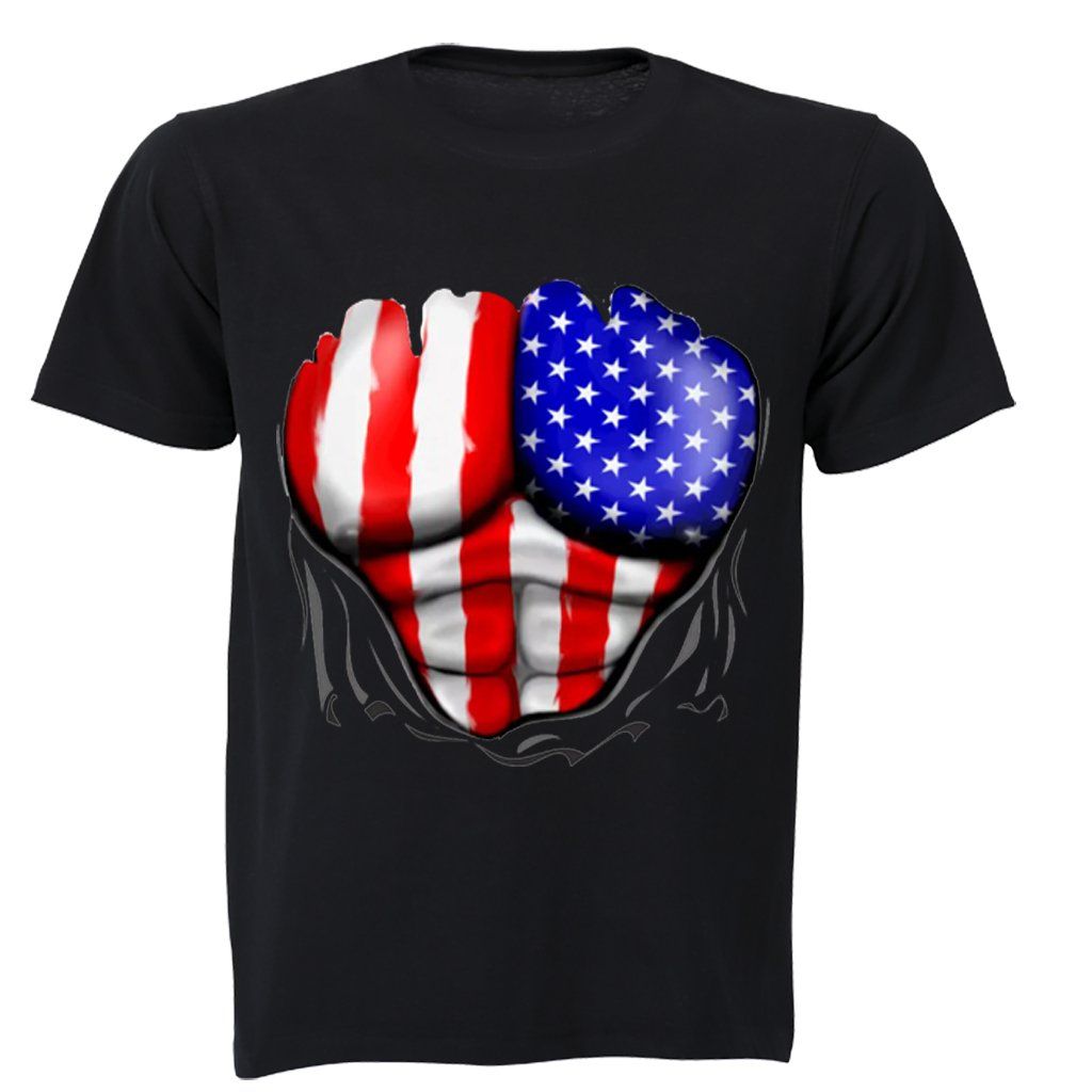 USA - Ripped Shirt Effect - Kids T-Shirt | Shop Today. Get it Tomorrow ...
