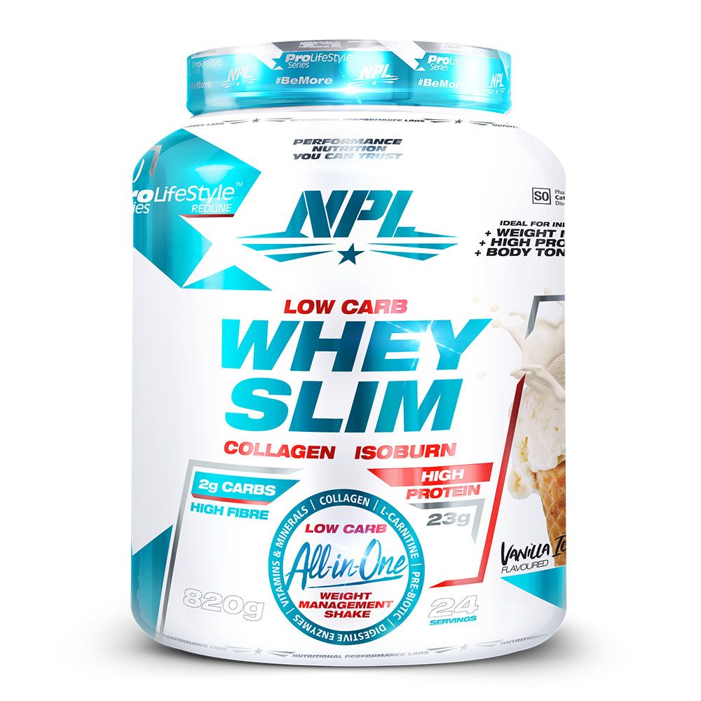 NPL - Whey Slim, Vanilla Ice Cream - 820g | Buy Online in South Africa ...