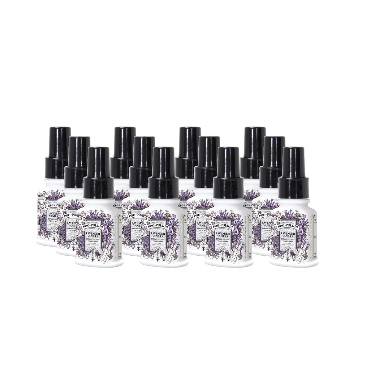 Poo-Pourri Lavender Vanilla Toilet Spray - 41ml (12 pack) | Shop Today ...