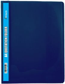 Butterfly Quotation Folders Pvc 180 - A4 - Blue (Pack Of 5) | Shop ...