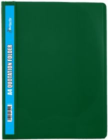 Butterfly Quotation Folders Pvc 180 - A4 - Green (Pack Of 5) | Shop ...