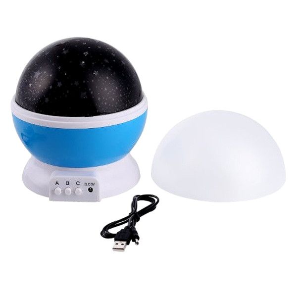 LED Lamp Baby Night Lights Color Changing Star Sky Projector-Blue ...