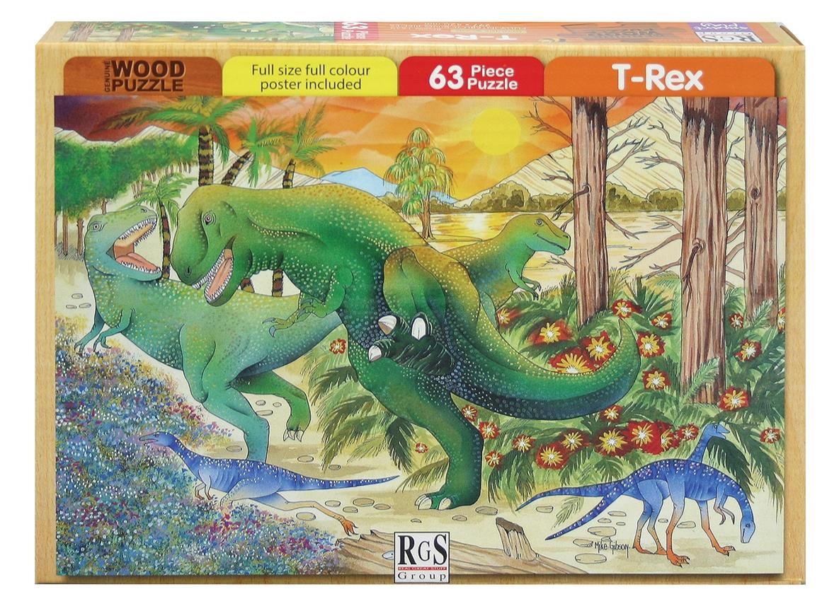 RGS Group tyrannosaurus Dinosaurs Wooden Puzzle - 63 Piece | Shop Today ...
