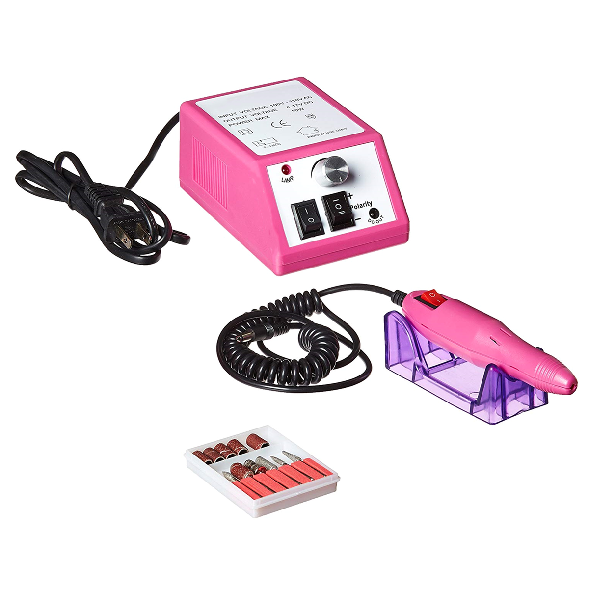 Electric Drill Nail Art Machine Manicure and Pedicure Set -Pink | Shop ...