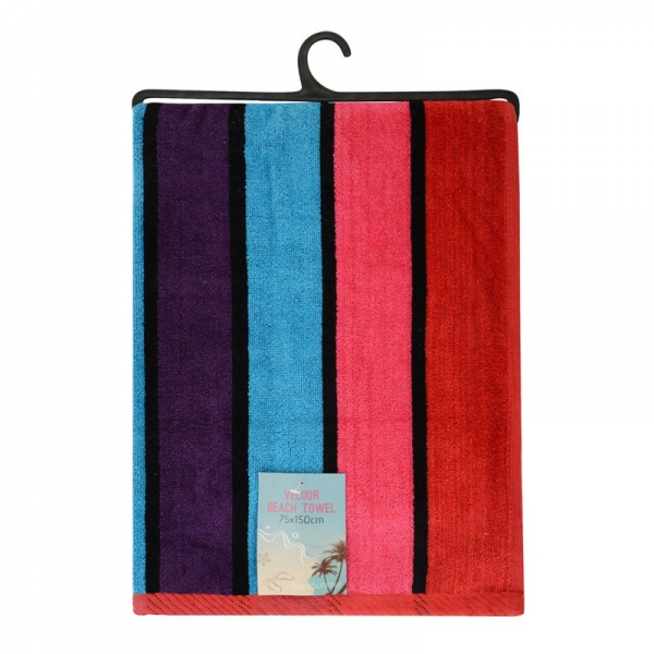 Beach Towel Velour.Purple.1 | Shop Today. Get it Tomorrow! | takealot.com