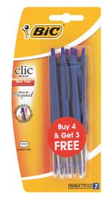 BIC Clic Medium 4+3 Blue Ink | Shop Today. Get it Tomorrow! | takealot.com