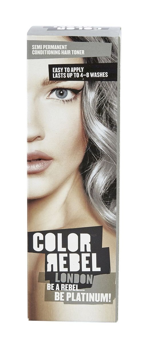 Color Rebel Semi-Perm Cond Hair Toner Platinum 100ml | Shop Today. Get ...