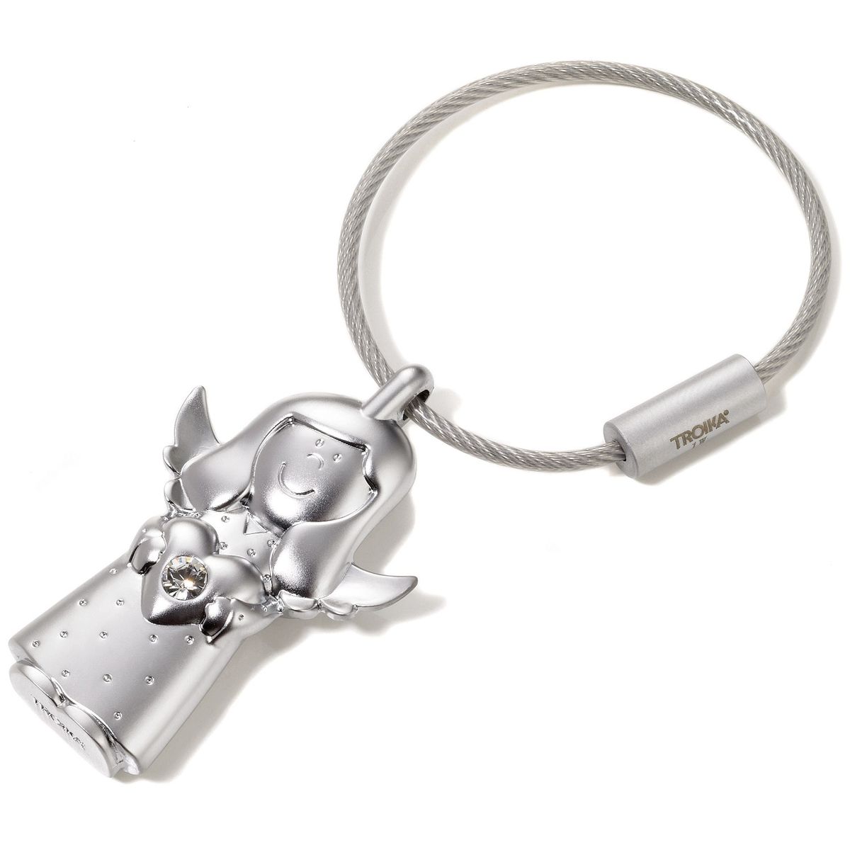 TROIKA Keyring Angel with Swarovski Elements Heart VALERIE | Shop Today ...