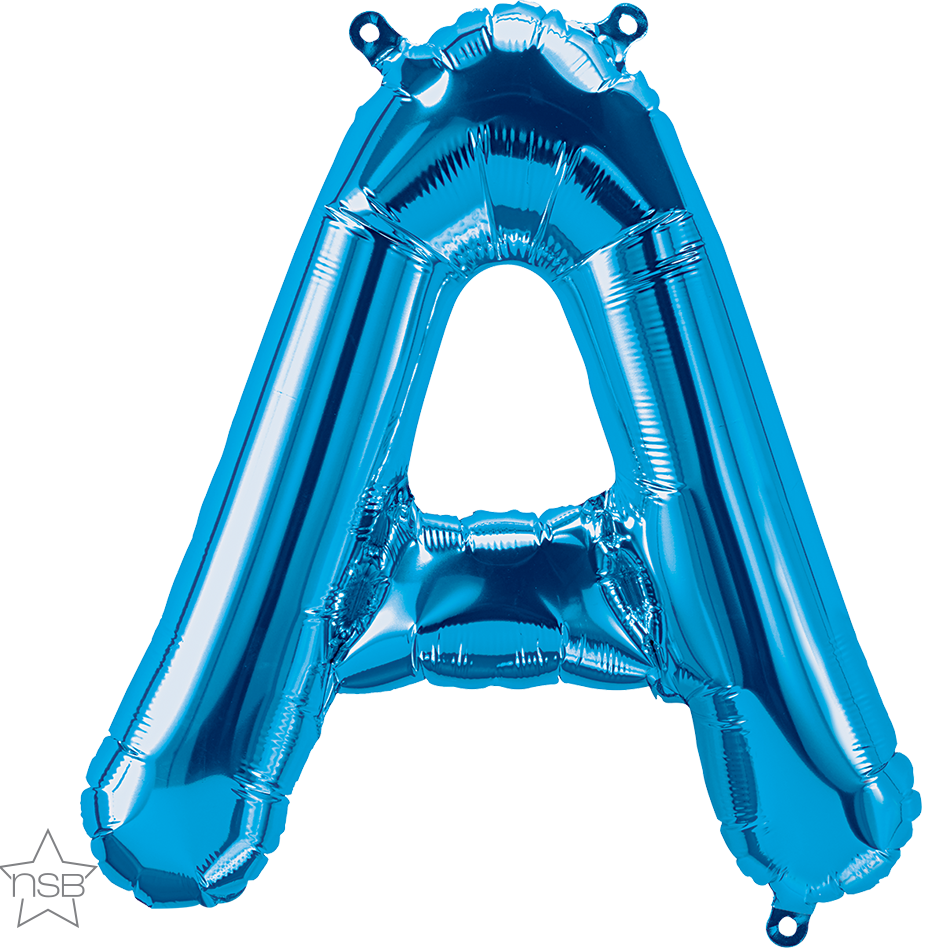 16 Inch Foil Blue Balloon Letter A -1 Pack | Buy Online in South Africa ...