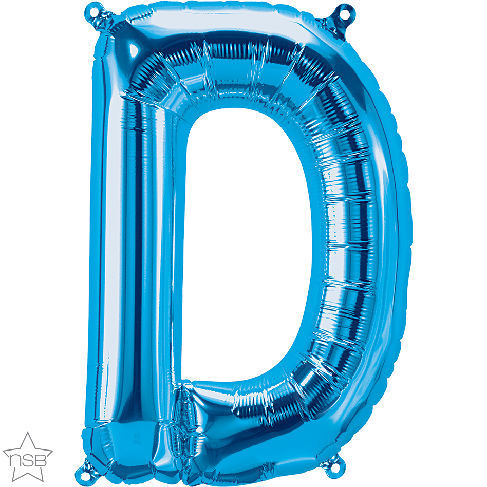 16 Inch Foil Blue Balloon Letter D-1 Pack | Shop Today. Get it Tomorrow ...