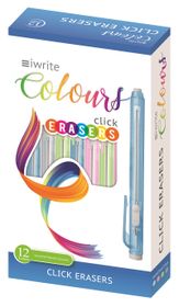 iWrite Colours: Click Erasers - Assorted - Box of 12 | Shop Today. Get ...