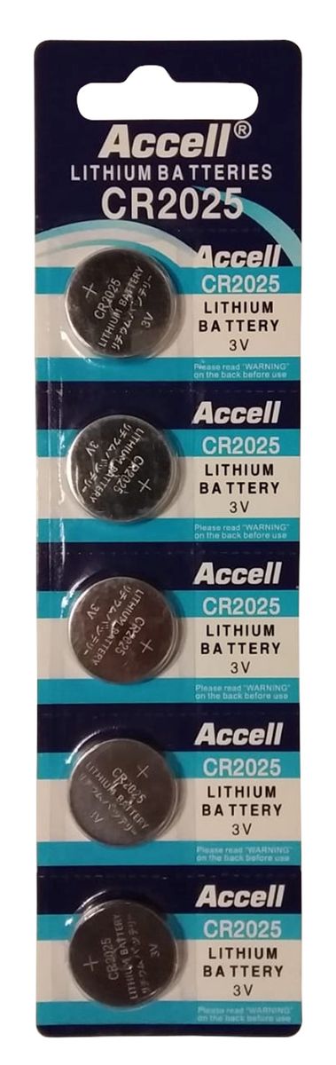 RedDevil Button/Coin Battery - CR2025 - 3V lithium - 5-pack carded ...