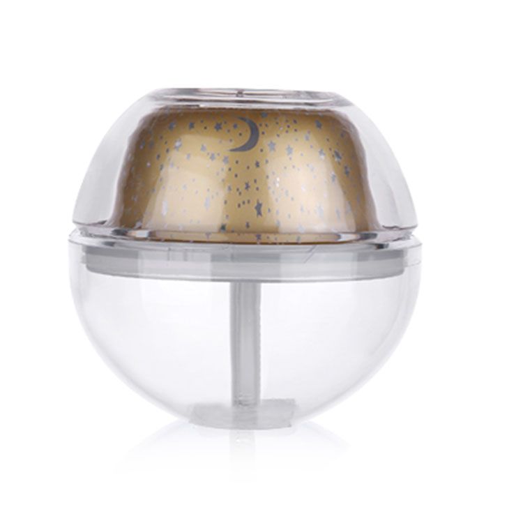 500ml Air Humidifier Crystal Night Light Projection - Gold | Shop Today ...