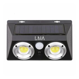 LMA- COB LED Motion Sensor Solar Powered LED Wall Light (Double Lights ...