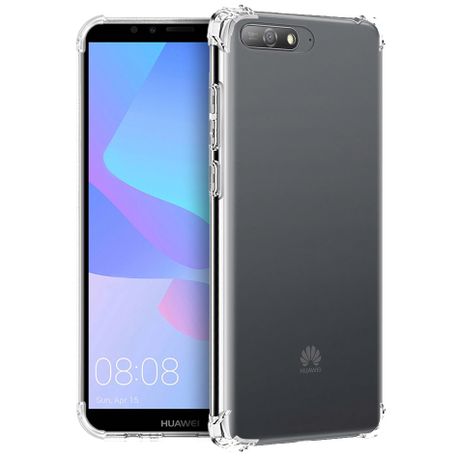 ZF Shockproof Clear Bumper Pouch for HUAWEI Y6 2018 Daily Sale Shop