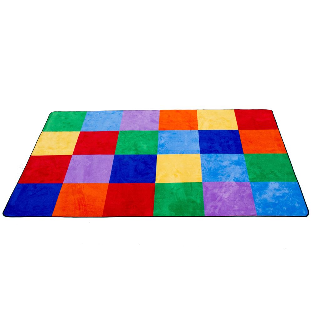 Greenbean Colourful Grid Carpet: Rectangle Small | Shop Today. Get it ...