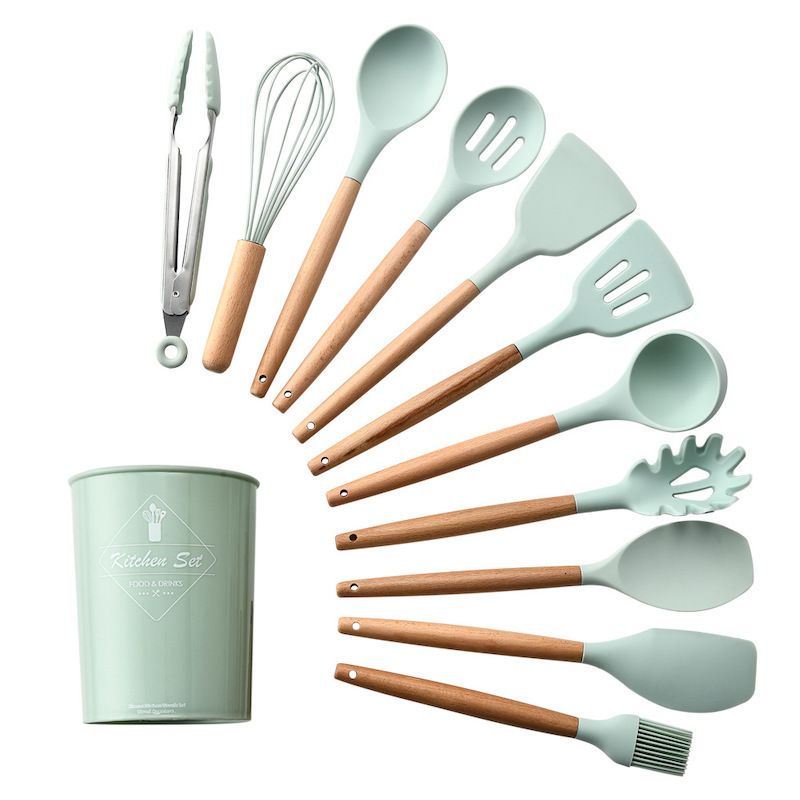 11 piece kitchen Utensil Set Green | Shop Today. Get it Tomorrow ...