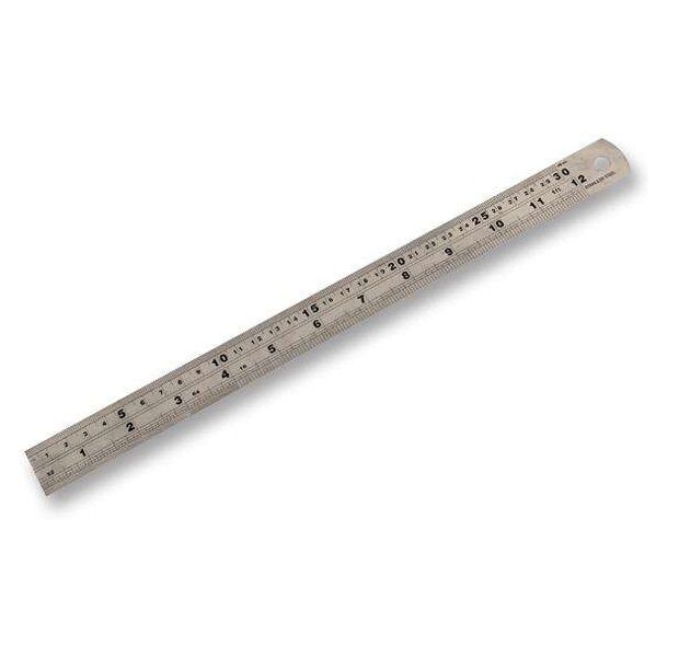 Duratool: Ruler, Stainless Steel - Double Sided for Imperial/Metric ...