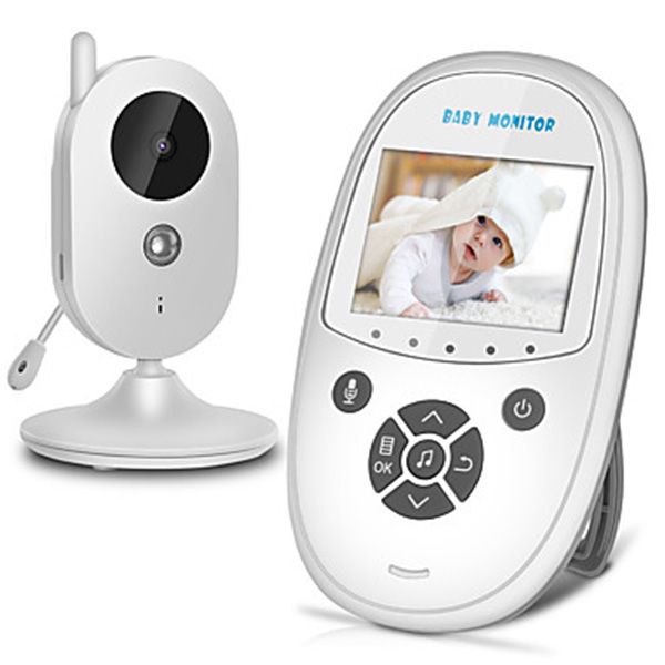 DW-Wireless Video Color Baby Monitor Night Vision Baby Security Camera ...
