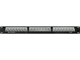 Linkbasic 24 Port Cat6 Rack Mount Patch Panel. For 19-inch Rack mount ...