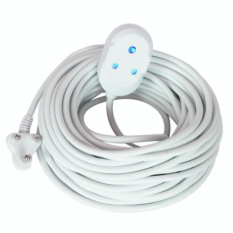 Digitech 20M Heavy Duty Extension Cord 2.5mm 16amp - White | Shop Today ...