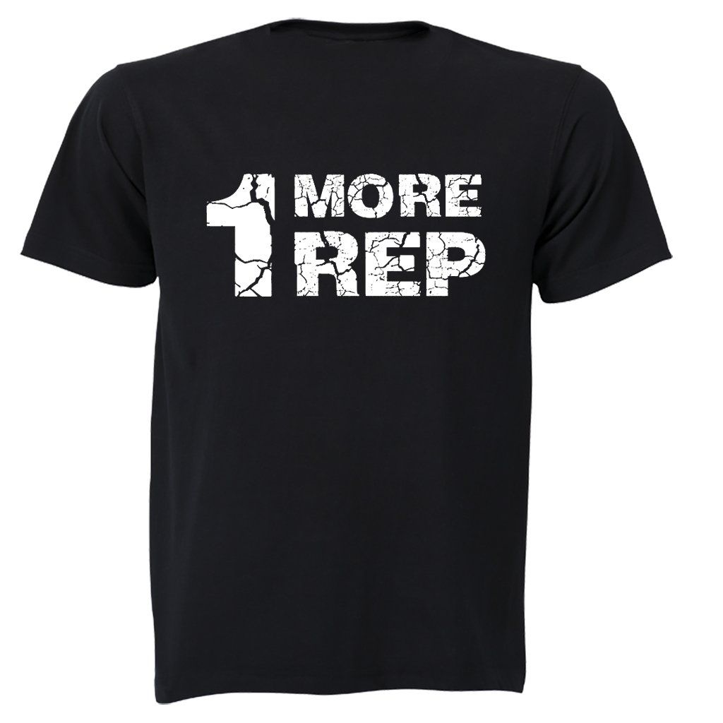 1 More Rep - Mens - T-Shirt - Black | Shop Today. Get it Tomorrow ...